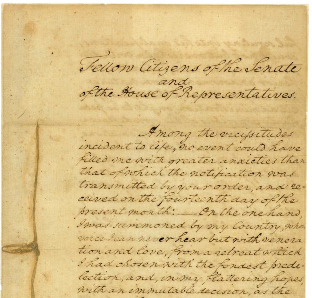 George Washington’s First Inaugural Address | Fanatic Cook